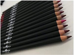 italia deluxe ultra fine lip liner set (pack of 12)