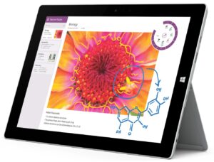 microsoft surface 3 7g6-00001 10.8 inch 128 gb ssd tablet (silver)