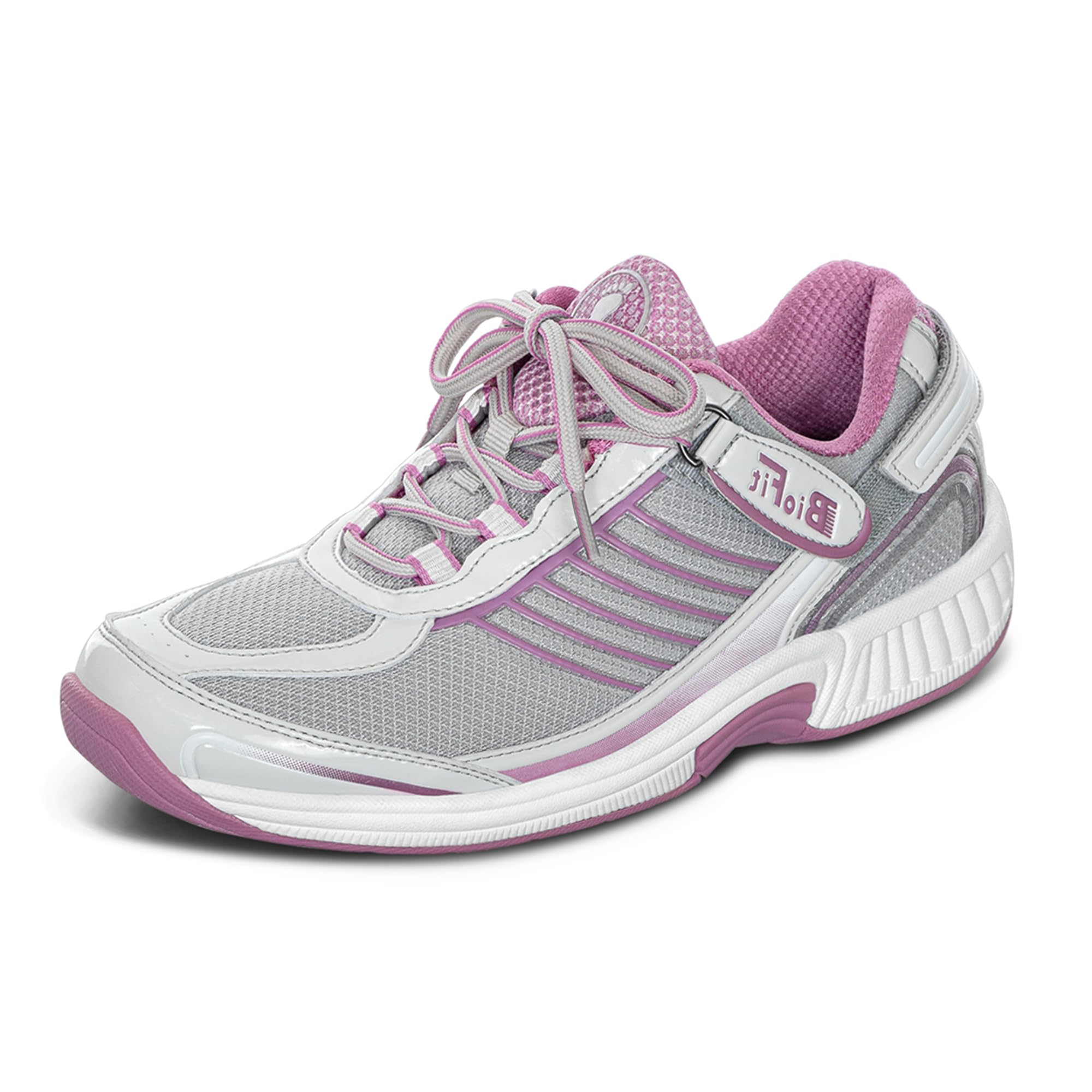 Orthofeet Women's Orthopedic Fuchsia Verve Tie-Less Sneakers, Size 10 Wide