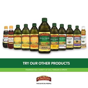 Pompeian USDA Organic Robust Extra Virgin Olive Oil, First Cold Pressed, Full-Bodied Flavor, Perfect for Salad Dressings & Marinades, 48 FL. OZ.