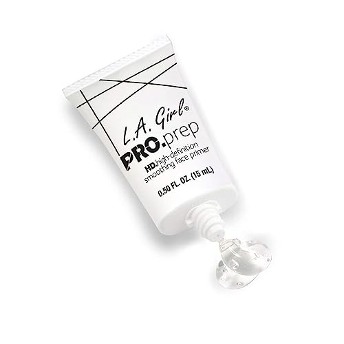 L.A. Girl PRO Prep HD High Definition Smoothing Face Primer, Assortment, 0.5 Fl Oz