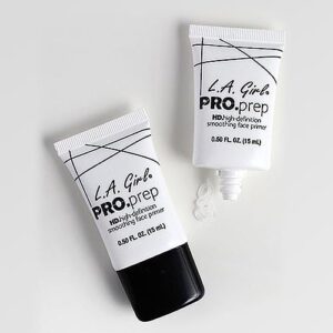 L.A. Girl PRO Prep HD High Definition Smoothing Face Primer, Assortment, 0.5 Fl Oz