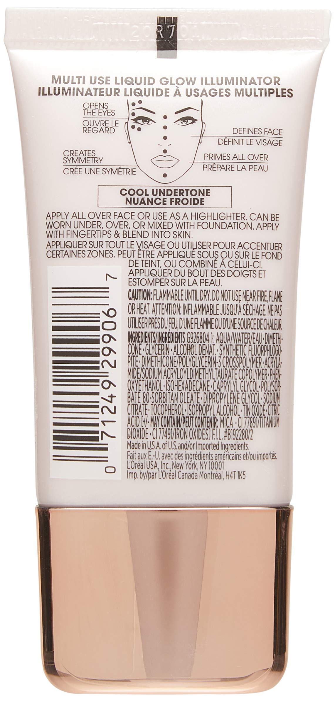 L’Oréal Paris True Match Liquid Glow Illuminator, Ice, 0.67 fl; oz.