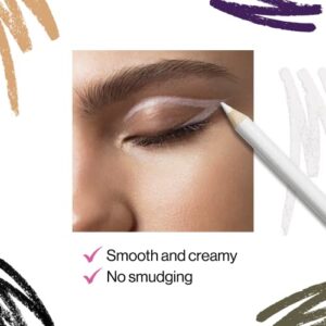 wet n wild Color Icon Kohl Eyeliner Pencil, Rich Hyper-Pigmented Color, Smooth Creamy Application, Long-Wearing, Matte Finish, Packaged, Cruelty-Free & Vegan - Simma Brown Now! (Packaged)