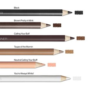 wet n wild Color Icon Kohl Eyeliner Pencil, Rich Hyper-Pigmented Color, Smooth Creamy Application, Long-Wearing, Matte Finish, Packaged, Cruelty-Free & Vegan - Simma Brown Now! (Packaged)