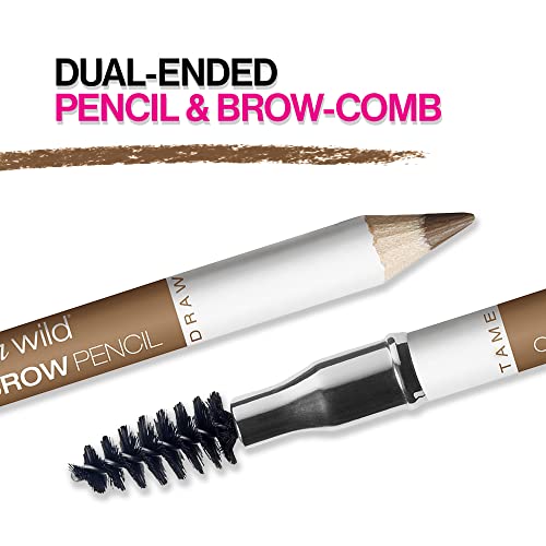 wet n wild Color Icon Brow Pencil, Brunettes Eyebrow, Dark Brown Eyebrow Pencil and Brush