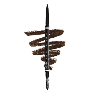 nyx professional makeup micro brow pencil, eyebrow pencil - espresso