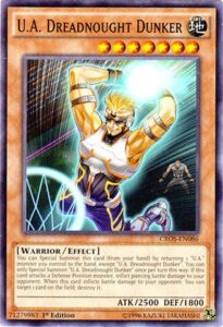 yu-gi-oh! - u.a. dreadnought dunker (cros-en086) - crossed souls - 1st edition - common