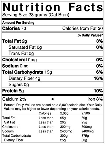 Medley Hills Farm Oat Bran 2 lbs