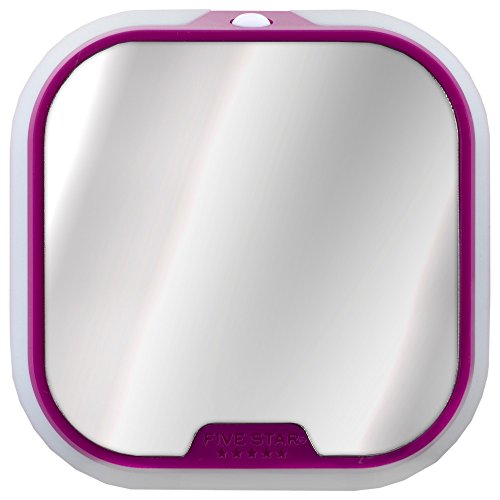 Five Star Locker Accessories, Magnetic Locker Mirror and Locker Light, Bright Pink (38277)