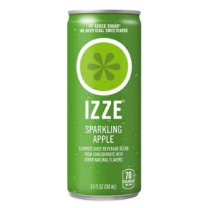 IZZE Sparkling Juice, 4 Flavor, Variety Pack, 8.4 Fl Oz Can (Pack of 24) Blackberry, Clementine, Apple, Grapefruit