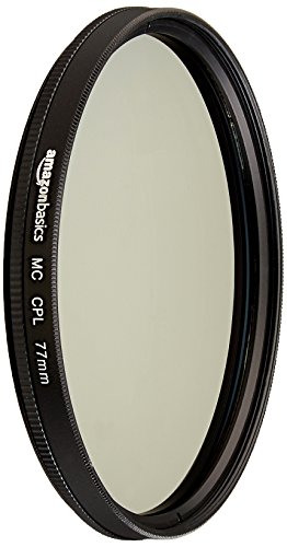 Amazon Basics Circular Polarizer Camera Lens Filter - 77 mm