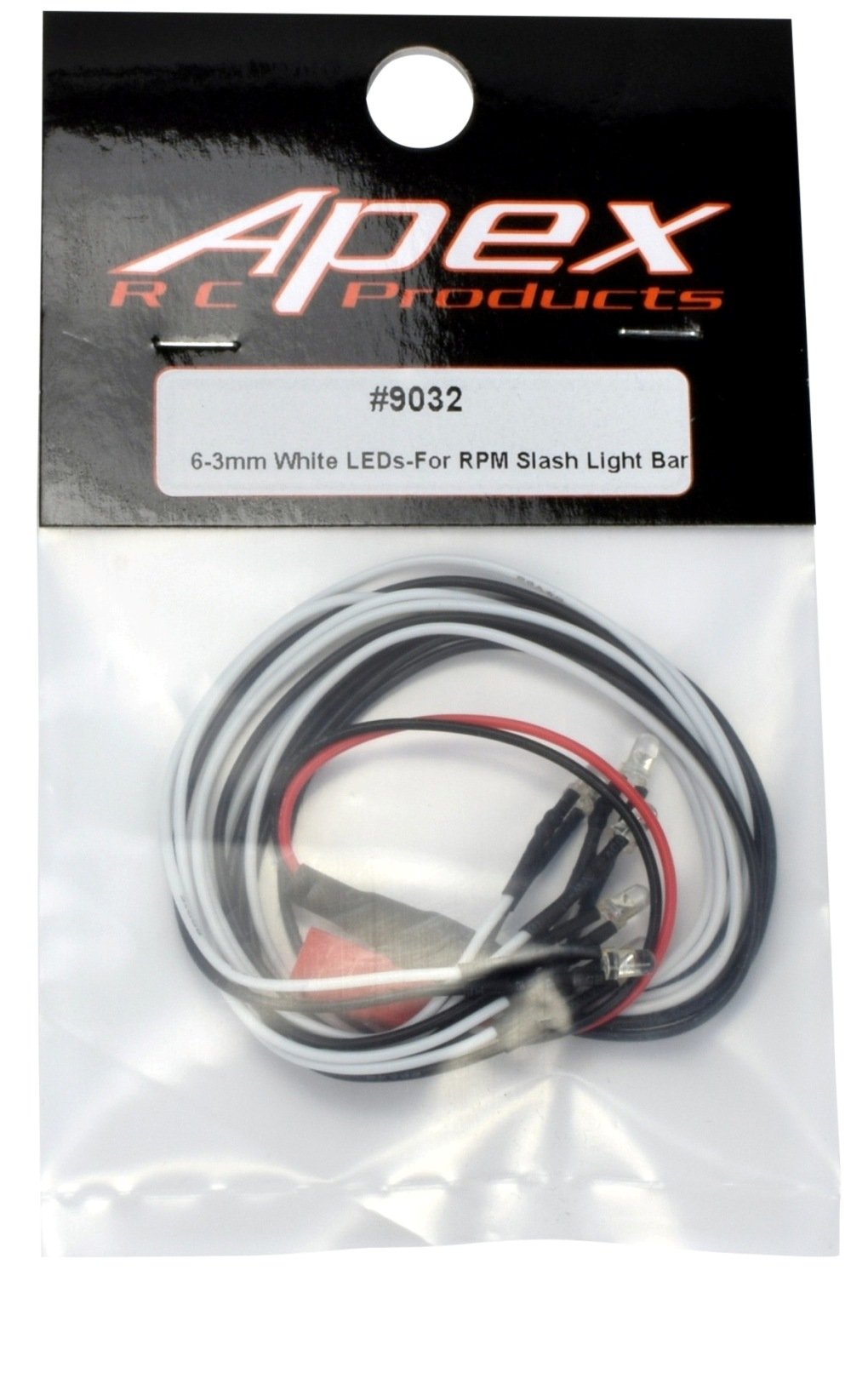 Apex RC Products 3mm White LED Kit - Compatible with RPM Short Course/Slash Light Bar #9032