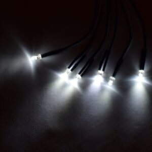 Apex RC Products 3mm White LED Kit - Compatible with RPM Short Course/Slash Light Bar #9032