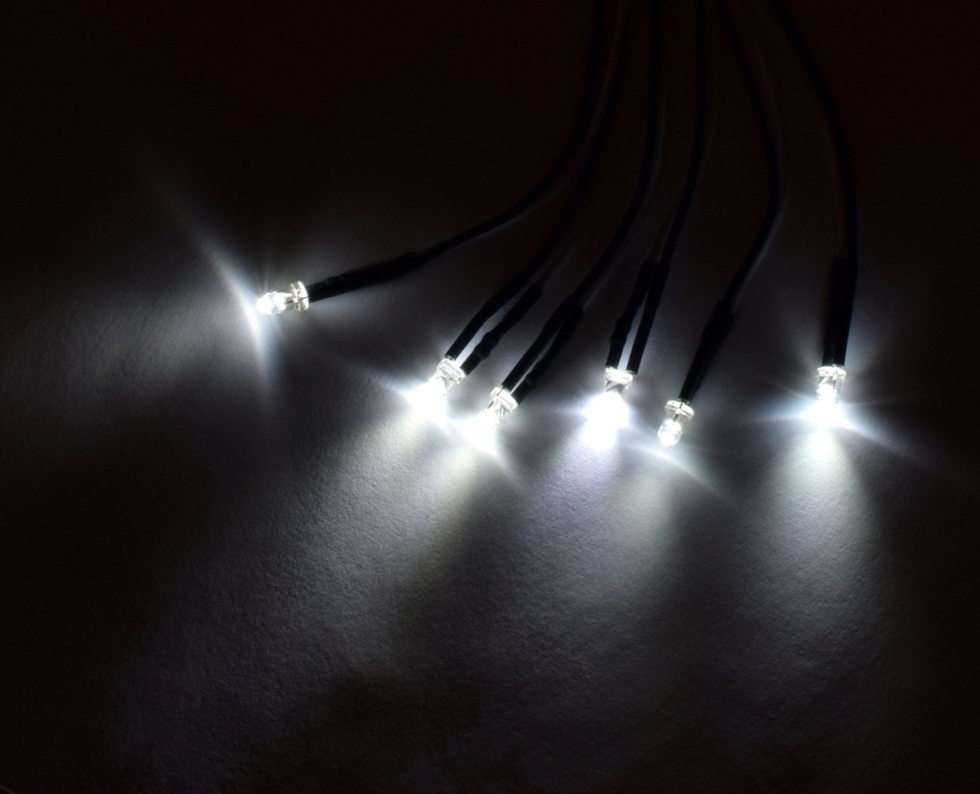 Apex RC Products 3mm White LED Kit - Compatible with RPM Short Course/Slash Light Bar #9032