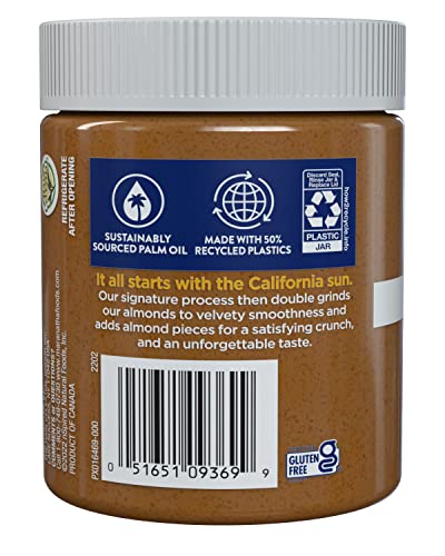 MaraNatha No Stir Crunchy Almond Butter, 12 oz Jar