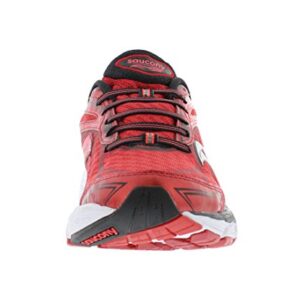 Saucony Women's Ride 8 Running Shoe, Red/Black, 5 M US