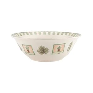 pfaltzgraff naturewood vegetable-bowls, white, green