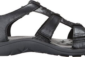 Merrell Women's Adhera Strap Sandal, Black, 8 M US