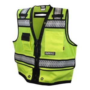 dewalt dsv521 class 2 heavy duty surveyor vest, 3x-large