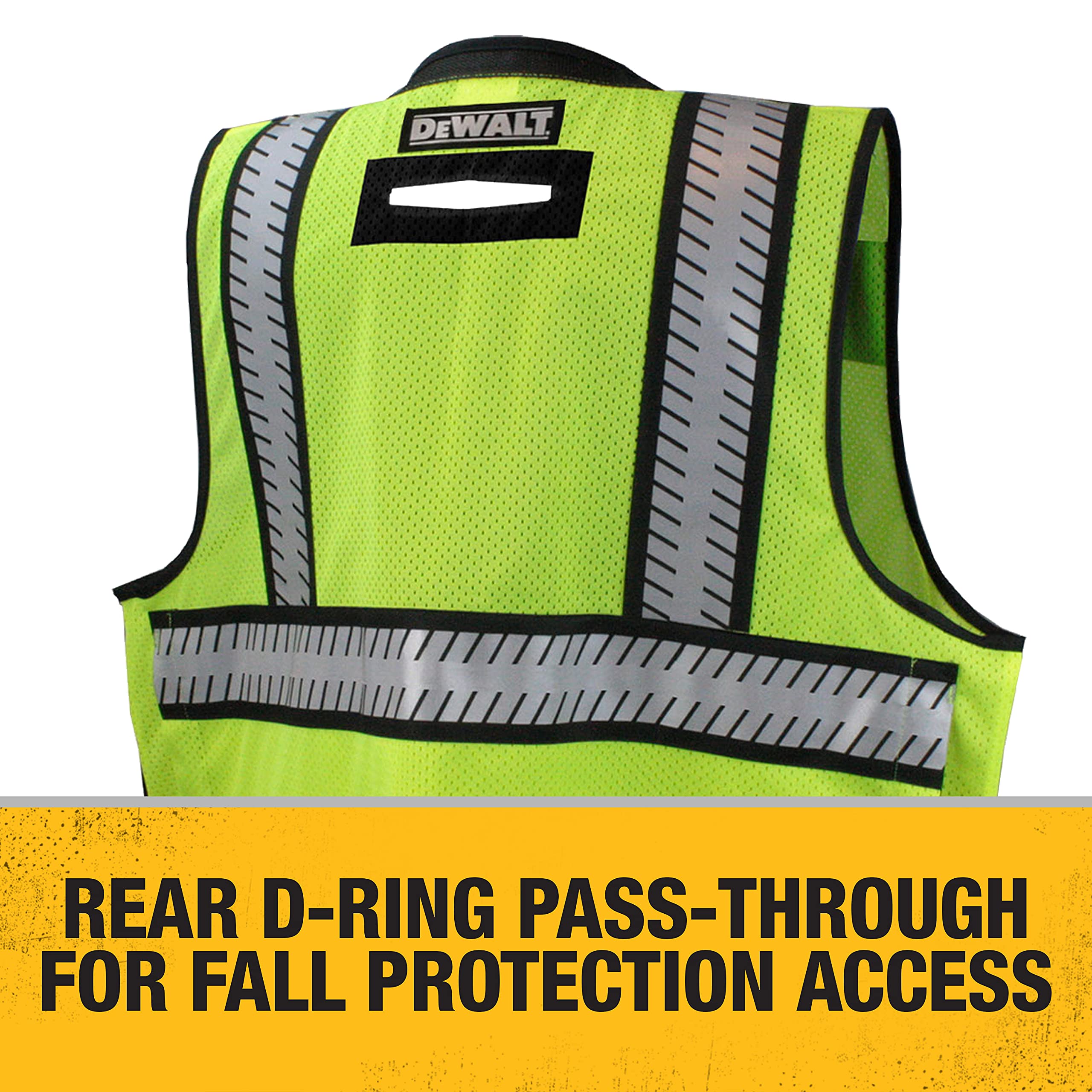 DEWALT DSV521 Class 2 Heavy Duty Surveyor Vest, 3X-Large