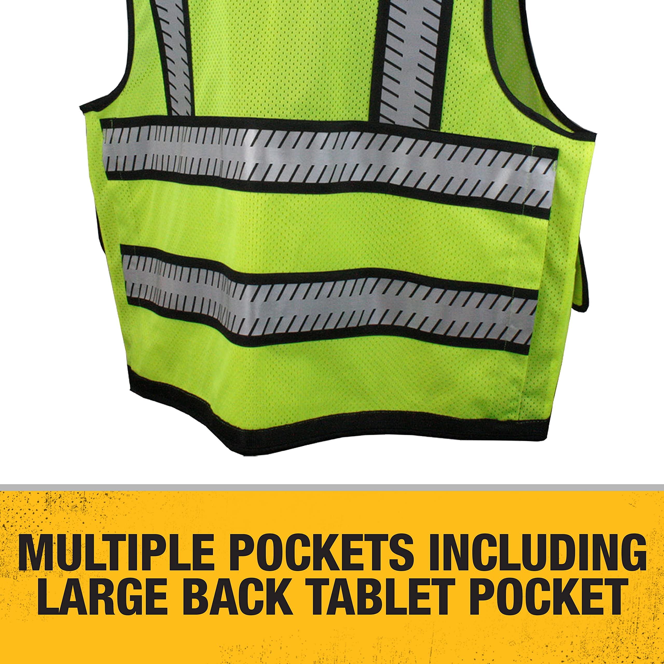 DEWALT DSV521 Class 2 Heavy Duty Surveyor Vest, 3X-Large