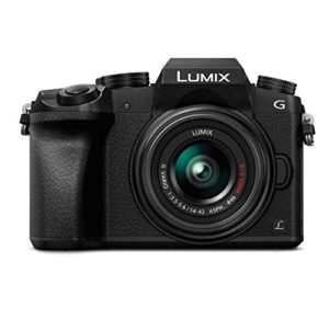 Panasonic LUMIX G7 Camera with 14-42mm Lens + 64GB SDHC + Accessory Bag Bundle (6-Items)