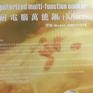 computerized multi-function cooker 10 (10 LT)