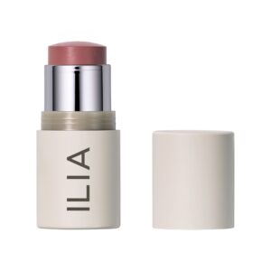 ilia - multi stick for lips + cheeks | non-toxic, vegan, cruelty-free, nourishing cream + lip color in one for all skin types (at last, 0.15 oz | 4.5 g)