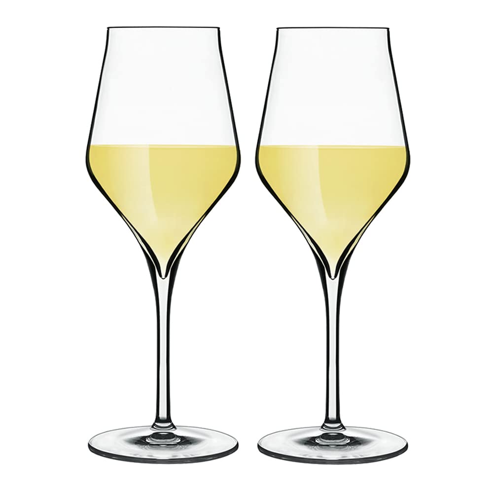 Luigi Bormioli Supremo 11.75 oz Chardonnay White Wine Glasses, Set of 2