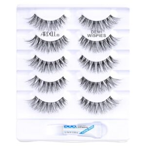 Ardell False Eyelashes Demi Wispies Black, 1 pack (6 pairs per pack)