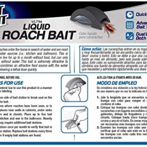 Hot Shot 95789 Mini Ultra Liquid Roach Bait, 3 Packs of 6 Count