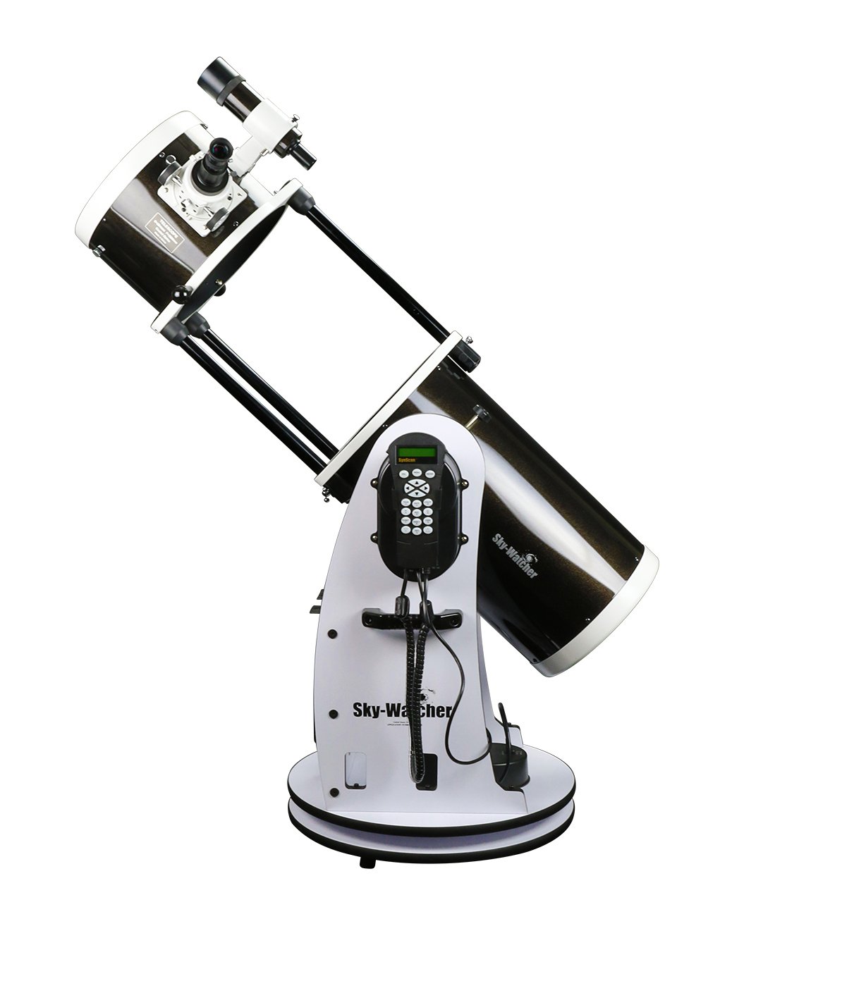 Sky Watcher Sky-Watcher Flextube 250 SynScan Dobsonian 10-inch Collapsible Computerized GoTo Large Aperture Telescope, White, (S11810)