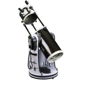 Sky Watcher Sky-Watcher Flextube 250 SynScan Dobsonian 10-inch Collapsible Computerized GoTo Large Aperture Telescope, White, (S11810)