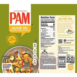 PAM Cooking Spray Olive Oil , 5 Oz (Pack of 2)