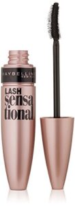 maybelline new york lash sensational mascara, blackest black, 0.32 fluid ounce