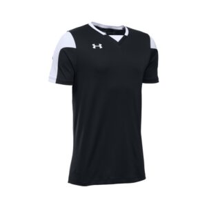 under armour boys' ua maquina soccer jersey ylg black