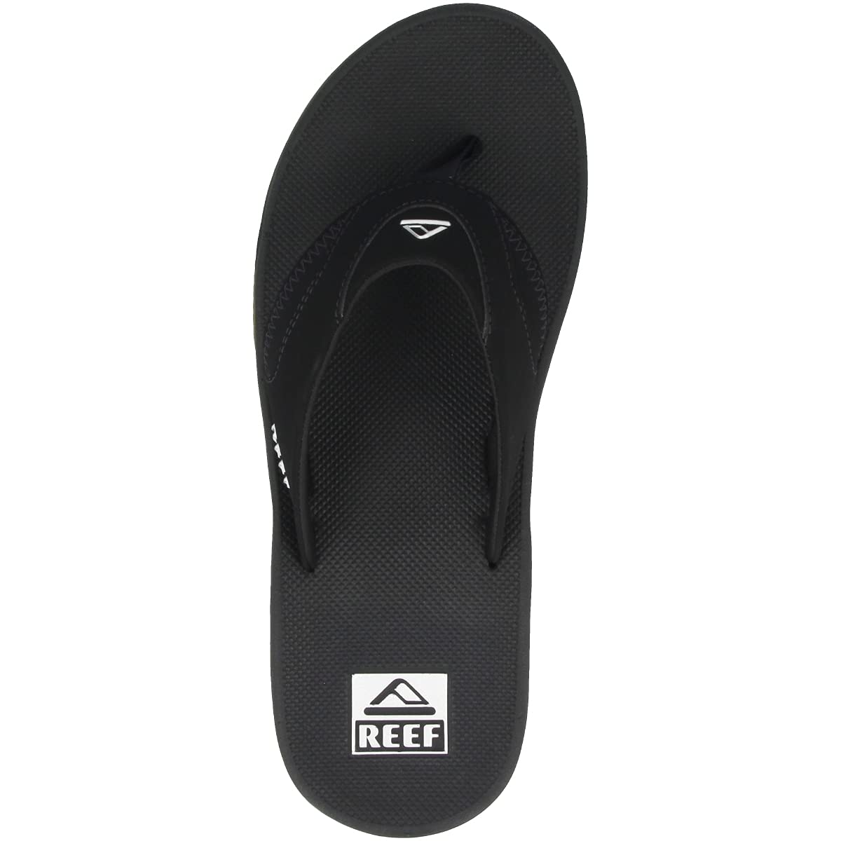 Reef Men's Sandals, Fanning, Black/Silver, 11