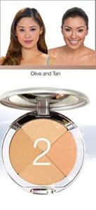 christina cosmetics perfect pigment 2 compact: one minute miracle makeup