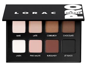 lorac pro matte eye shadow palette