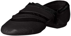 capezio women's freeform jazz-w, black, 8 w us