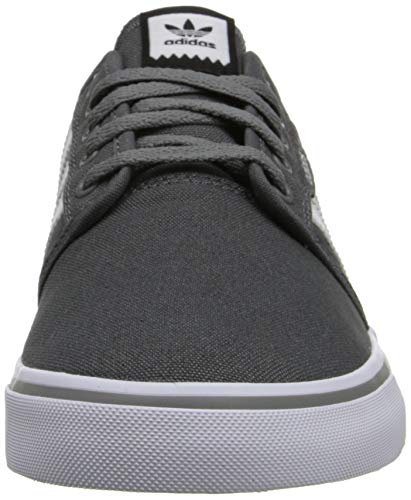 adidas Originals Men's Seeley Running Shoe, Ash Grey/White/Black, 8 M US