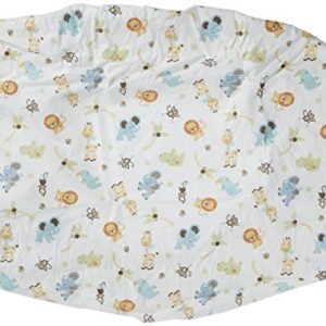 Trend Lab Jungle Friends Deluxe Flannel Changing Pad Cover