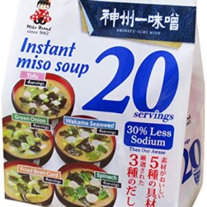 Miko Brand Instant Miso Soup Variety Pack-30% Less Sodium, 10.65 Ounce