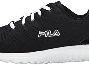 Fila Women's namella Energized-w, Black/White, 9.5 M US