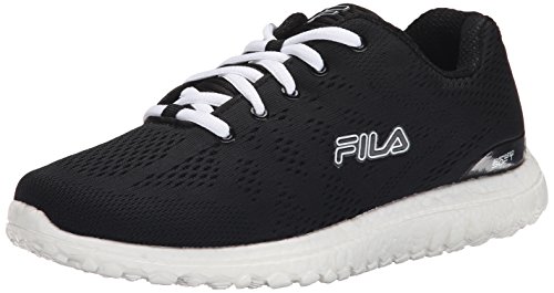 Fila Women's namella Energized-w, Black/White, 9.5 M US