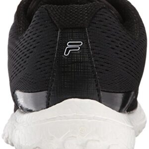 Fila Women's namella Energized-w, Black/White, 9.5 M US