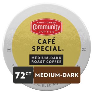 Community Coffee Cafe Special, K-Cup for Keurig Brewers, 12 Count (Pack of 6)