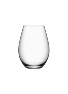 orrefors 13 oz. stemless wine, set of 2.,