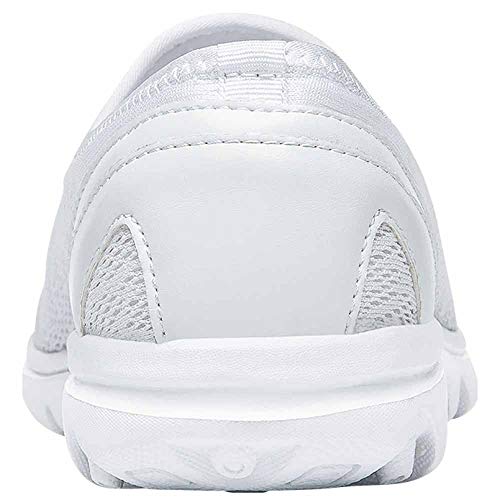 Propét Womens TravelActiv Slip On Walking Walking Sneakers Shoes Casual - White - Size 8 2E